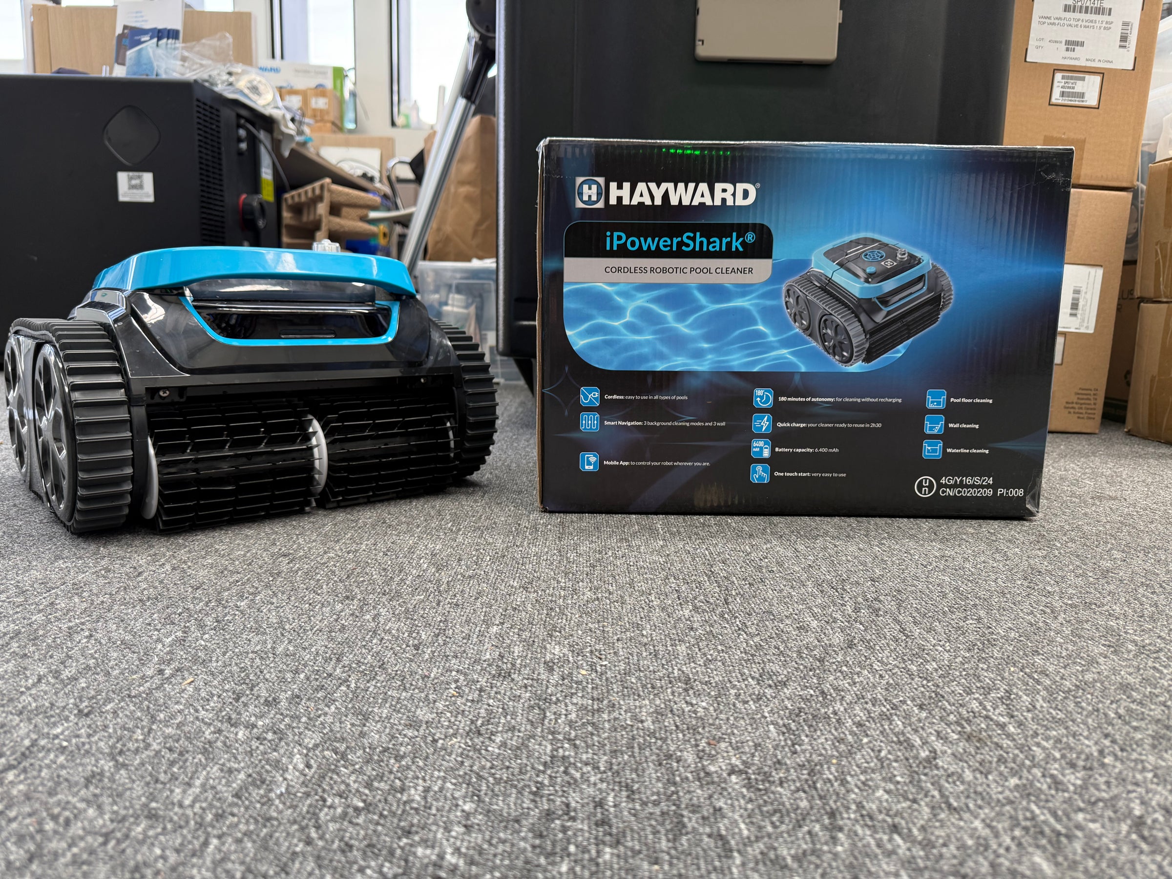 Hayward iPowerShark Cordless Robotic Pool Cleaner | Peninsula Pool Supplies