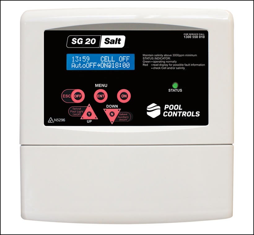 Pool Controls SG Salt Water Chlorinator | Peninsula Pool Supplies