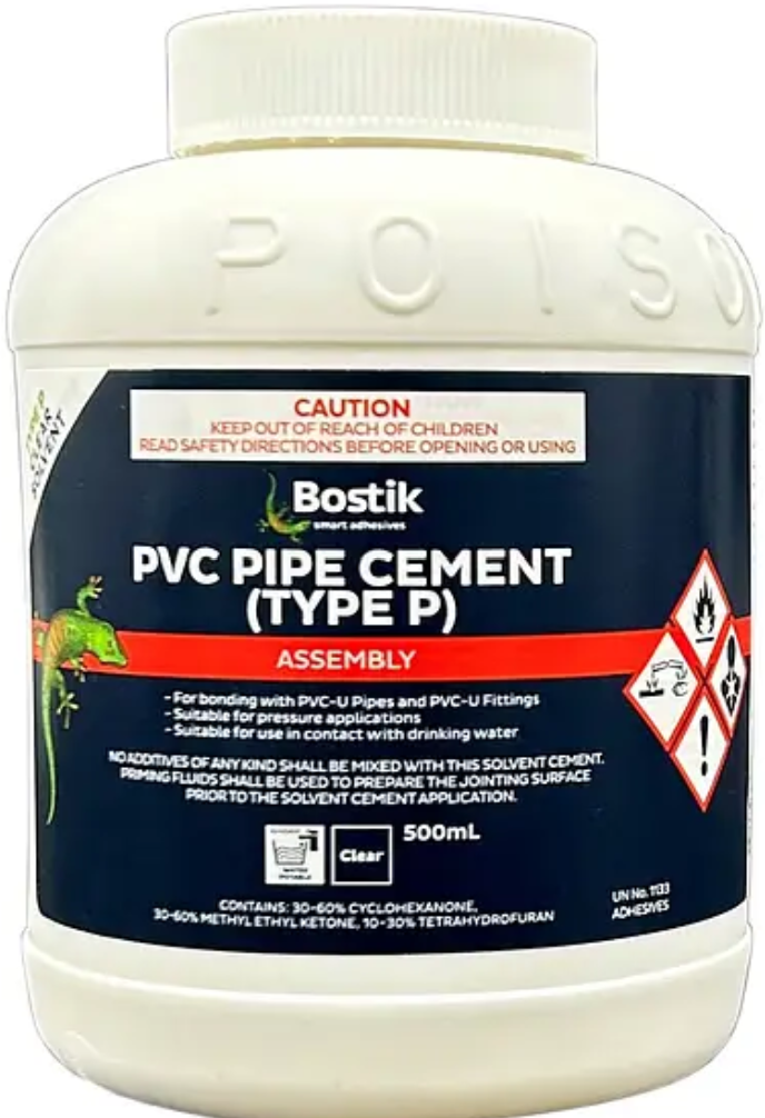 Bostik PVC Cement Type P | Peninsula Pool Supplies